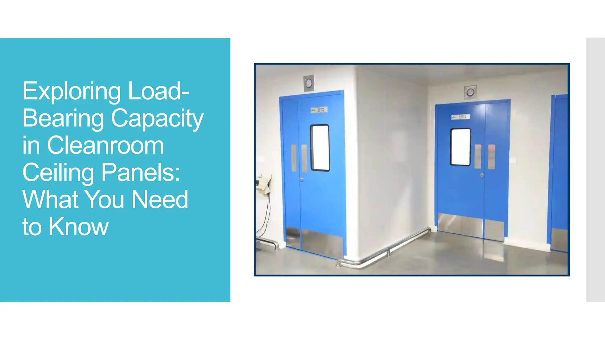 Exploring Load-Bearing Capacity in Cleanroom Ceiling Panels: What You ...