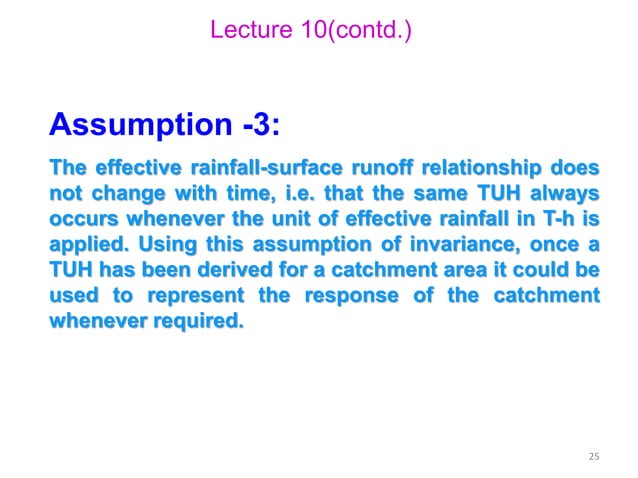 Class lecture on Hydrology by Rabindra Ranjan saha Lecture 10 | PPTX