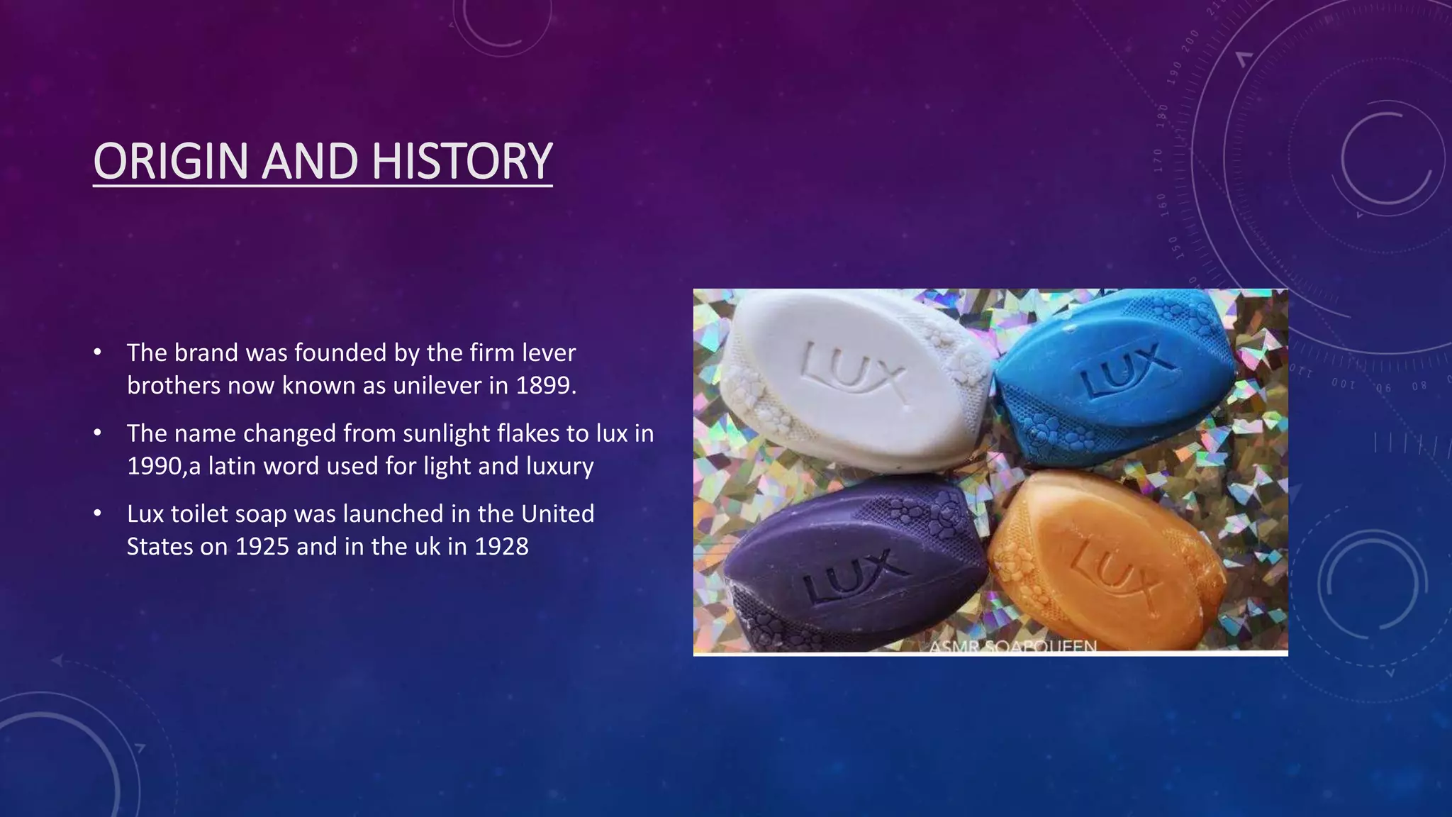 PRODUCT LIFE CYCLE STAGES OF LUX | PPTX