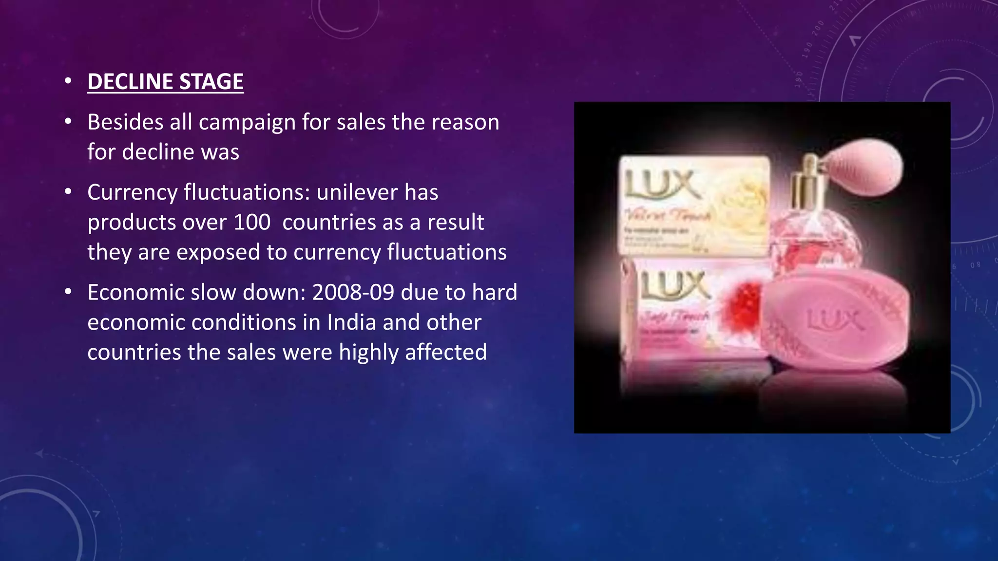 PRODUCT LIFE CYCLE STAGES OF LUX | PPTX