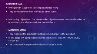 PRODUCT LIFE CYCLE STAGES OF LUX | PPTX