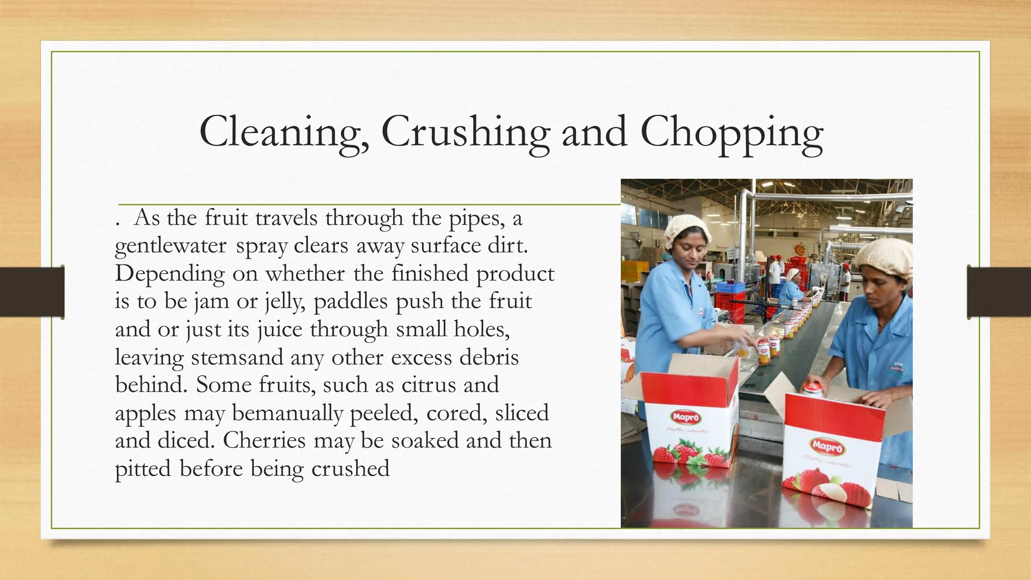 Mapro Product Presentation its history product range | PDF