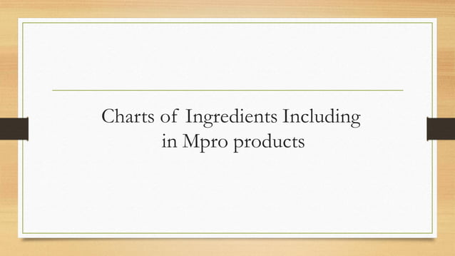 Mapro Product Presentation its history product range | PDF