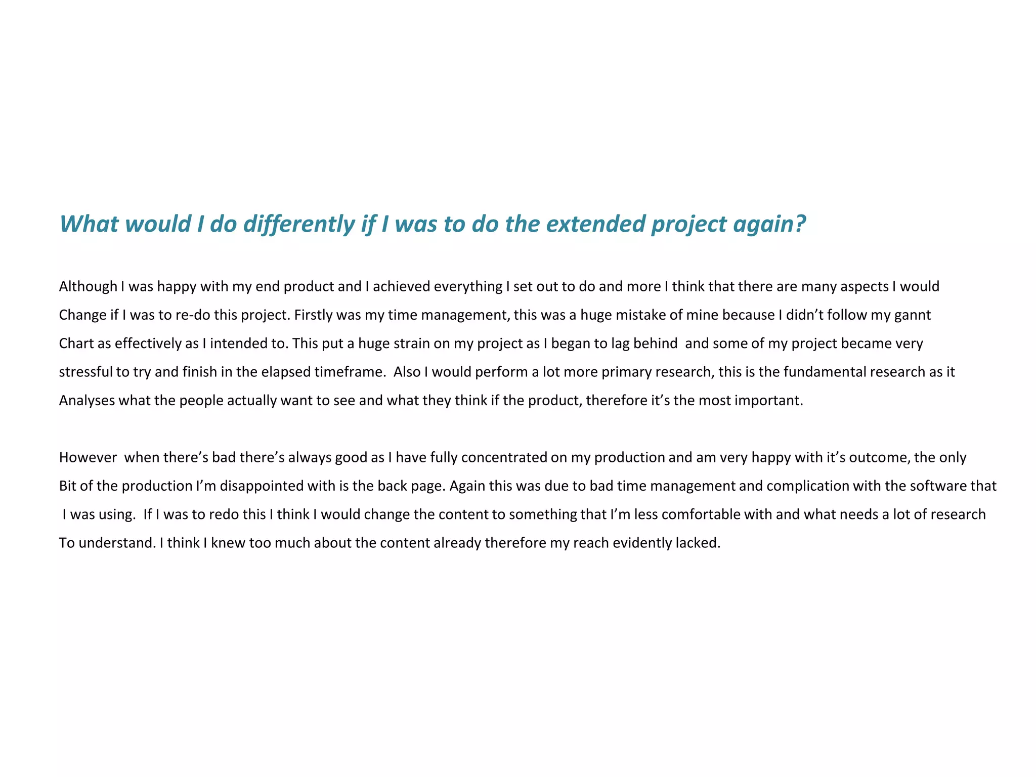 Extended Project Evaluation AO4 (Evaluating the project) | PPTX