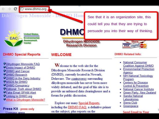 DHMO: A real killer? | PPT
