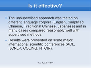 Unsupervised Sentiment Analysis | PDF