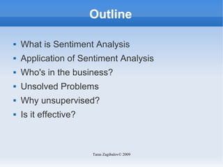 Unsupervised Sentiment Analysis | PDF