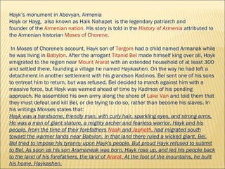 Armenian Legends | PPT