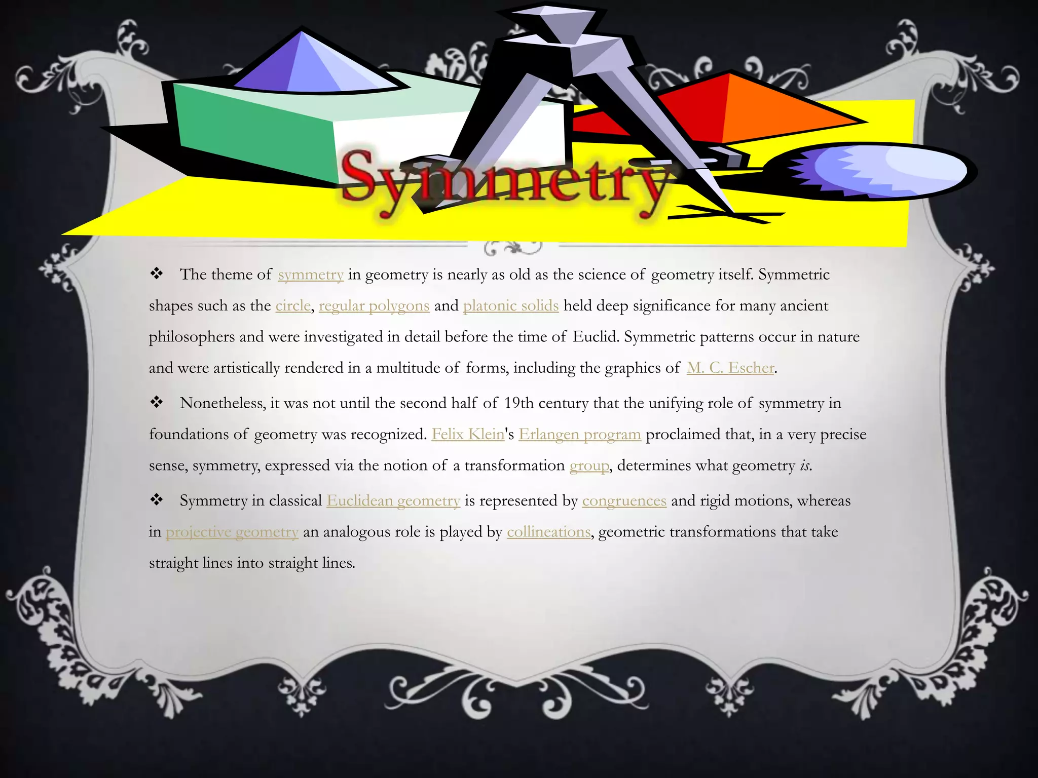 PPT on Geometry in our Daily life ..... | PPTX