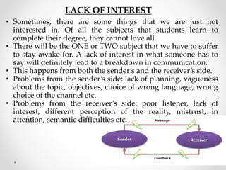 BARRIERS TO COMMUNICATION | PPTX