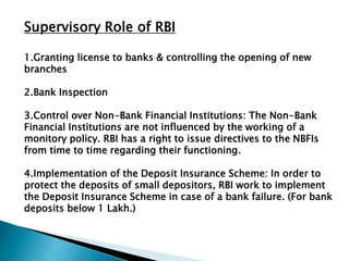 Roles and functions of RBI | PPT