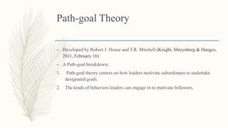 Path-goal Theory | PPTX
