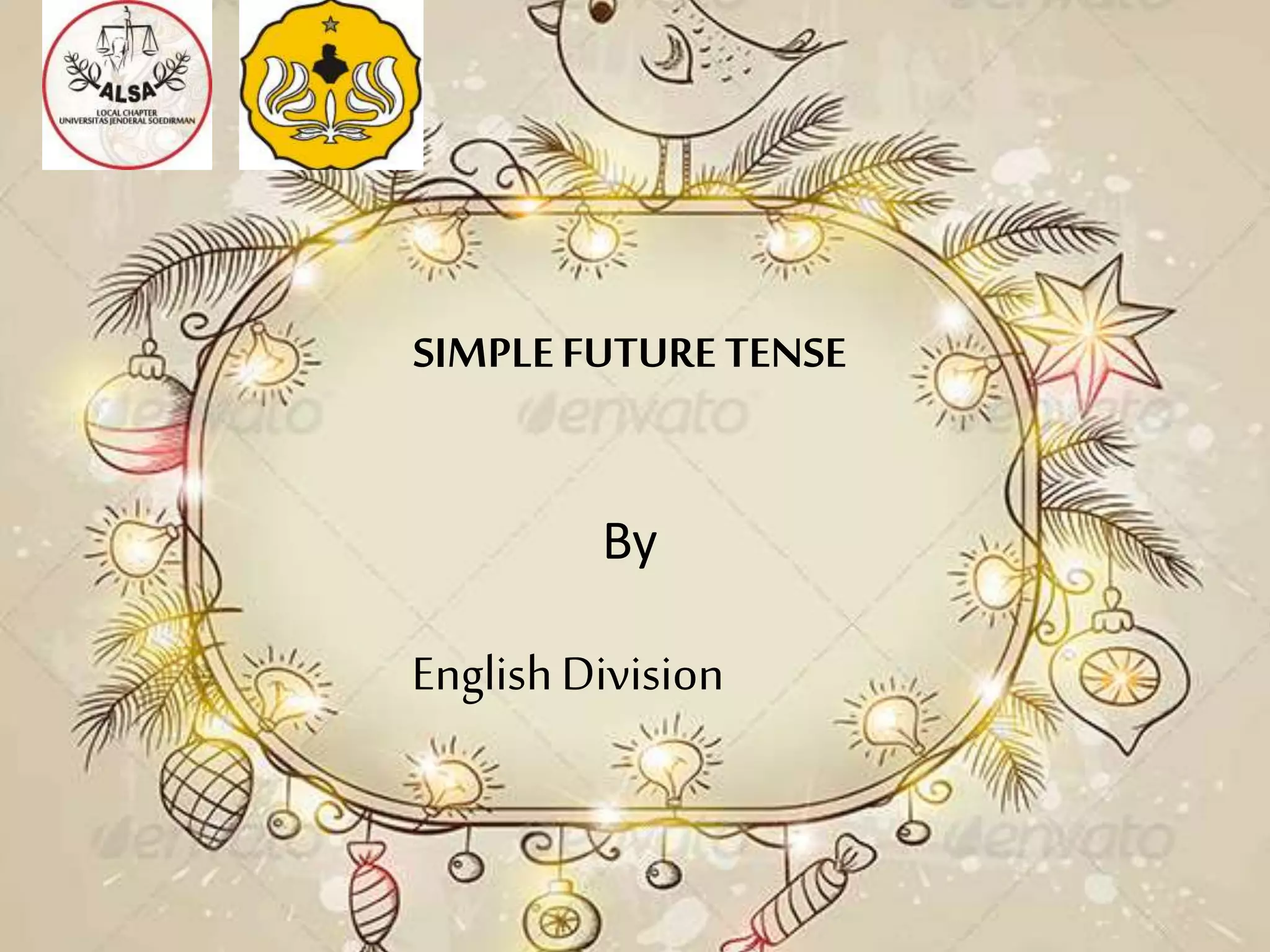 Simple Future Tense | PPTX