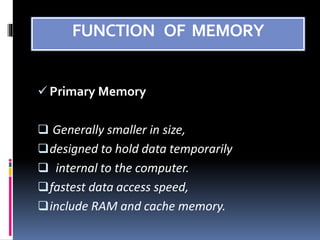 CPU and Storage devices | PPT