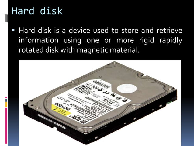 CPU and Storage devices | PPT