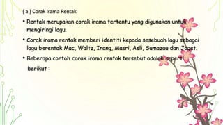 IRAMA, RUANG DAN WARNA | PPTX