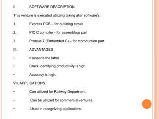 ADVANCED RAILWAY SECURITY SYSTEM (ARSS) BASED ON ZIGBEE COMMUNICATION ...