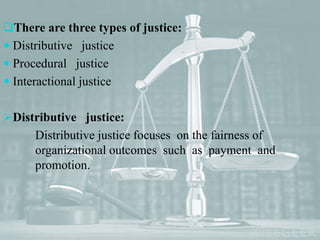 JUSTICE IN MANAGEMENT | PPT