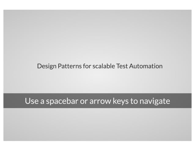 Design Patterns for Scalable Test Automation With Selenium ...