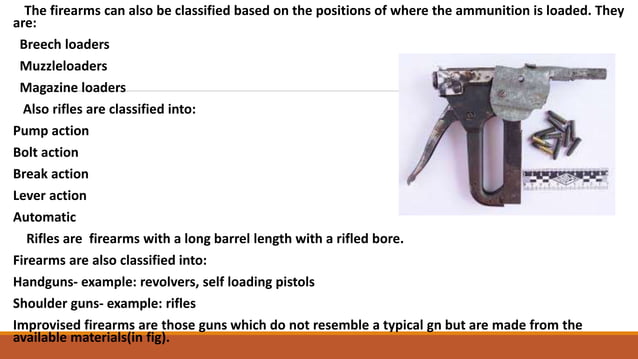 introduction to forensic ballistics | PPT