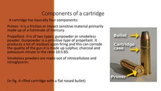 introduction to forensic ballistics | PPTX