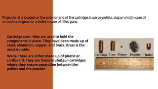 introduction to forensic ballistics | PPTX