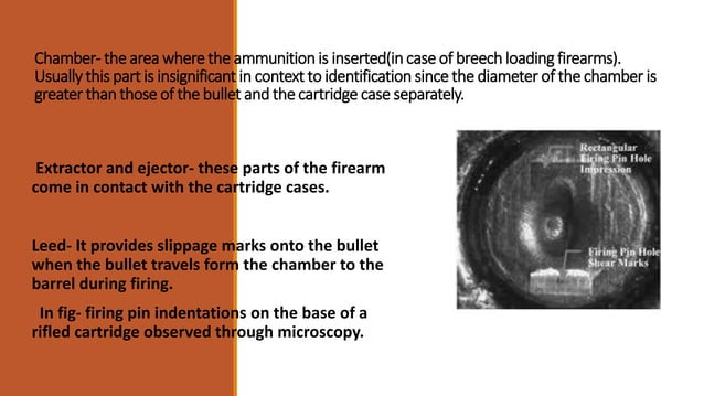 introduction to forensic ballistics | PPTX | Arms & Ammunition ...