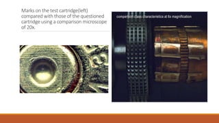 introduction to forensic ballistics | PPTX