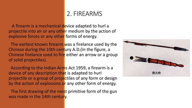 introduction to forensic ballistics | PPT