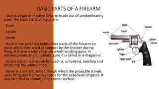 introduction to forensic ballistics | PPTX