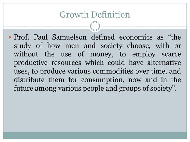 Definition Nature Scope and Significance of Economics, Business ...