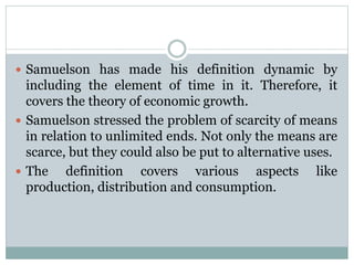 Definition Nature Scope and Significance of Economics, Business ...