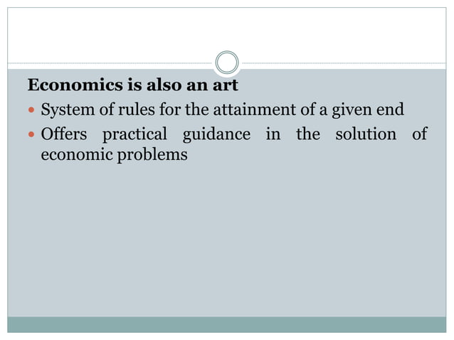 Definition Nature Scope and Significance of Economics, Business ...