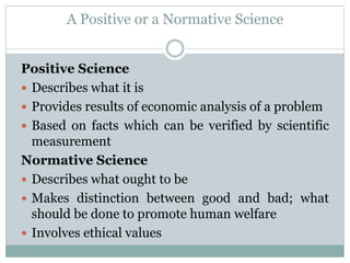 Definition Nature Scope and Significance of Economics, Business ...
