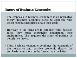 Definition Nature Scope and Significance of Economics, Business ...