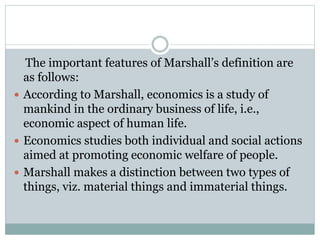 Definition Nature Scope and Significance of Economics, Business ...