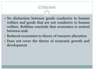 Definition Nature Scope and Significance of Economics, Business ...
