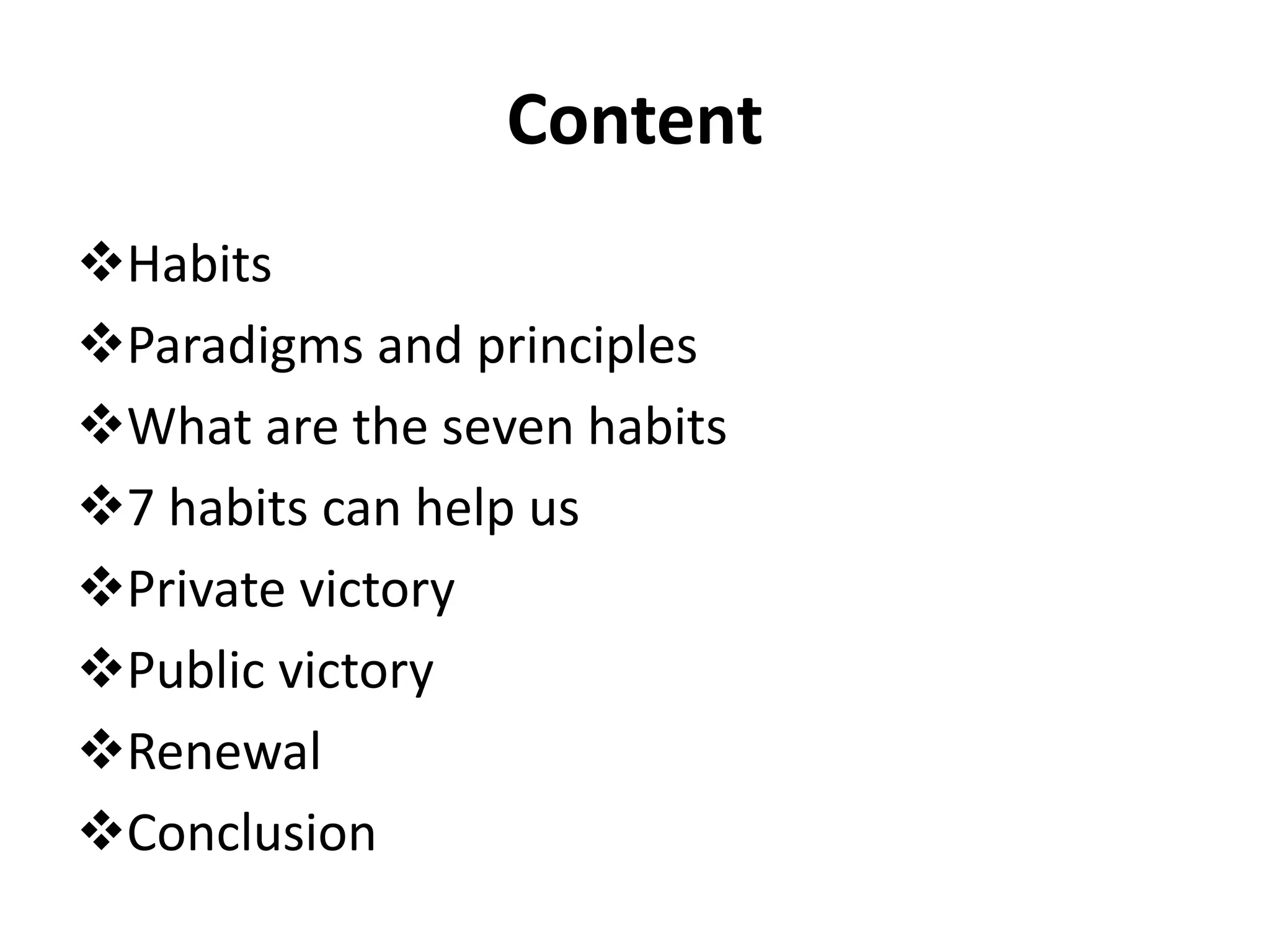 7 habits of most effective people | PPTX | Science