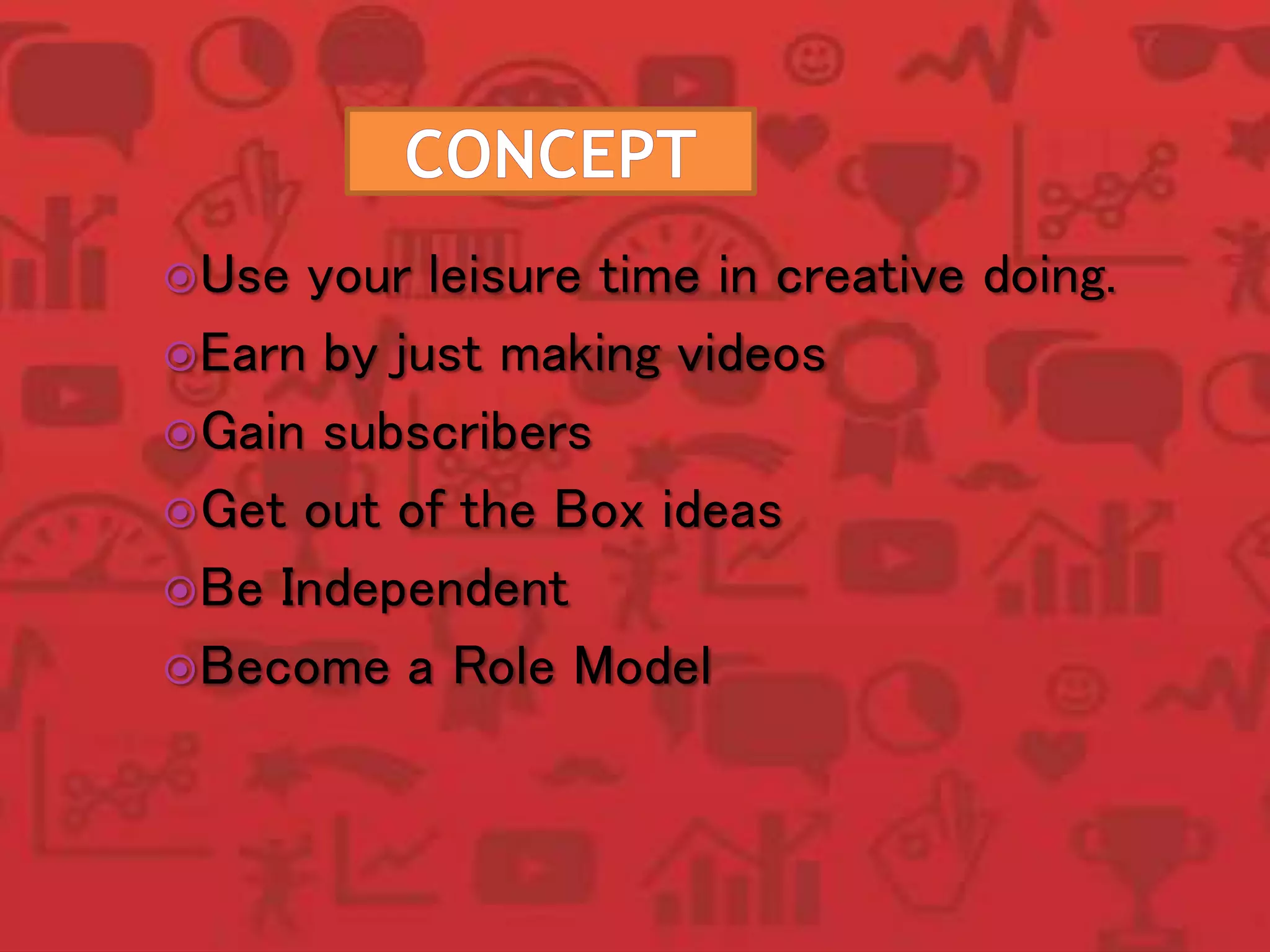 Become a Youtuber-Event Plan | PPTX