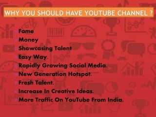 Become a Youtuber-Event Plan | PPTX