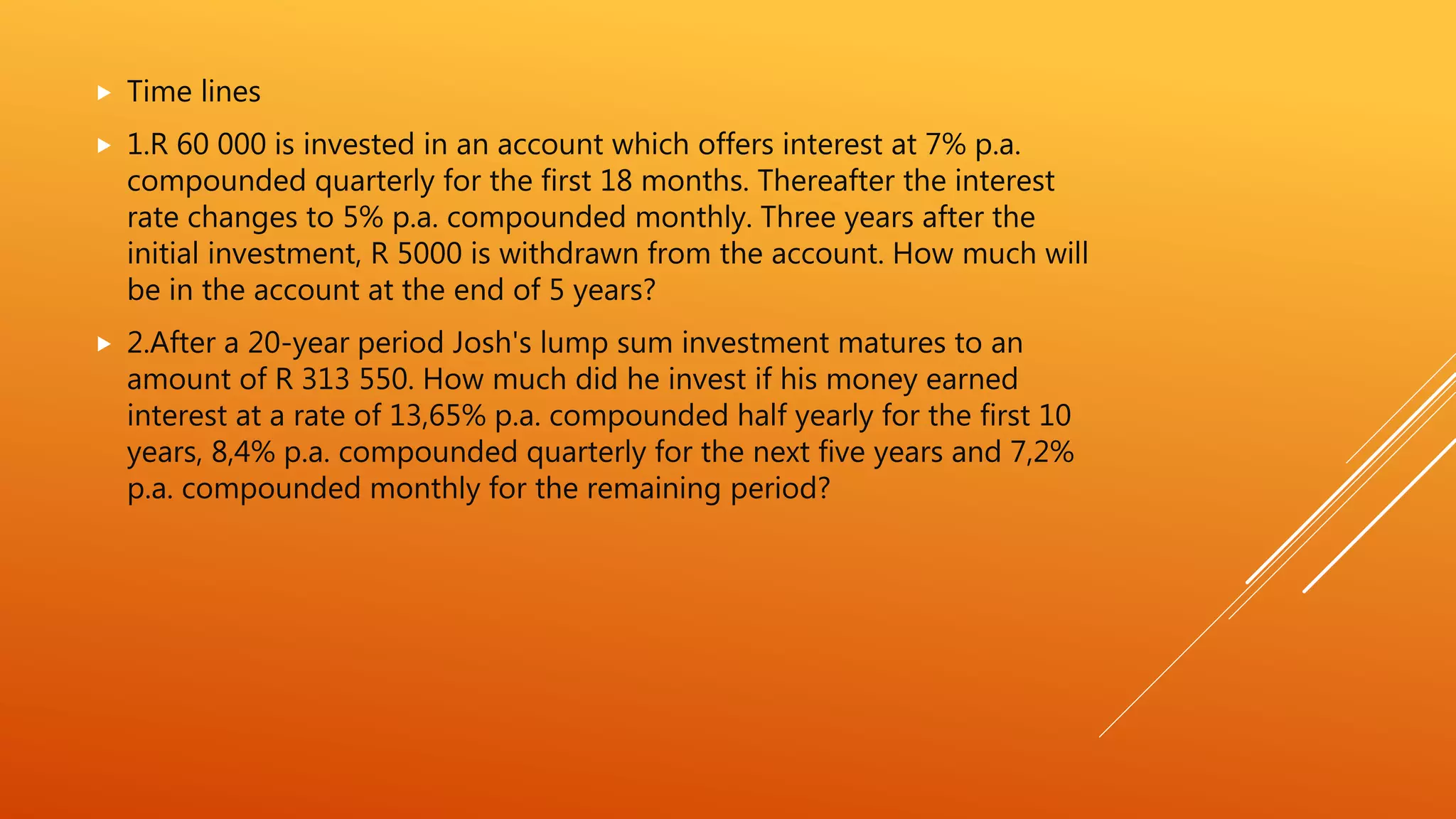 financial mathematics | PPTX | Stocks and Bonds | Personal Investing