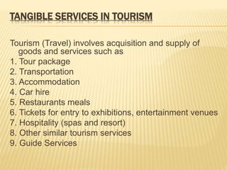 Tangible servicrs in hotel sector | PPTX