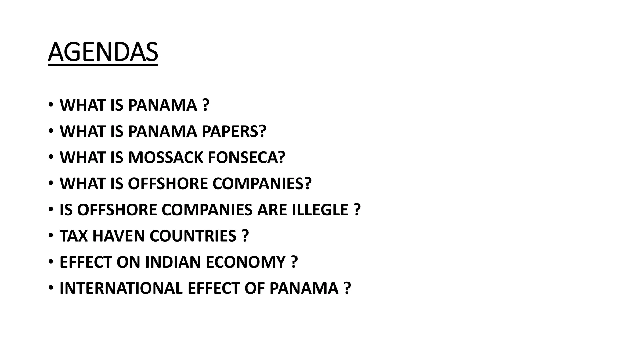Panama Papers Ppt