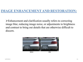 Image processing in forensic science | PPTX