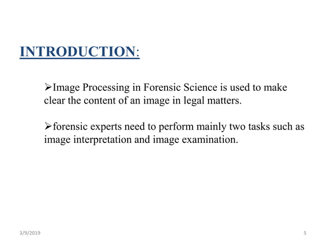 Image processing in forensic science | PPTX | Photo Editing Software | Computer Software and ...