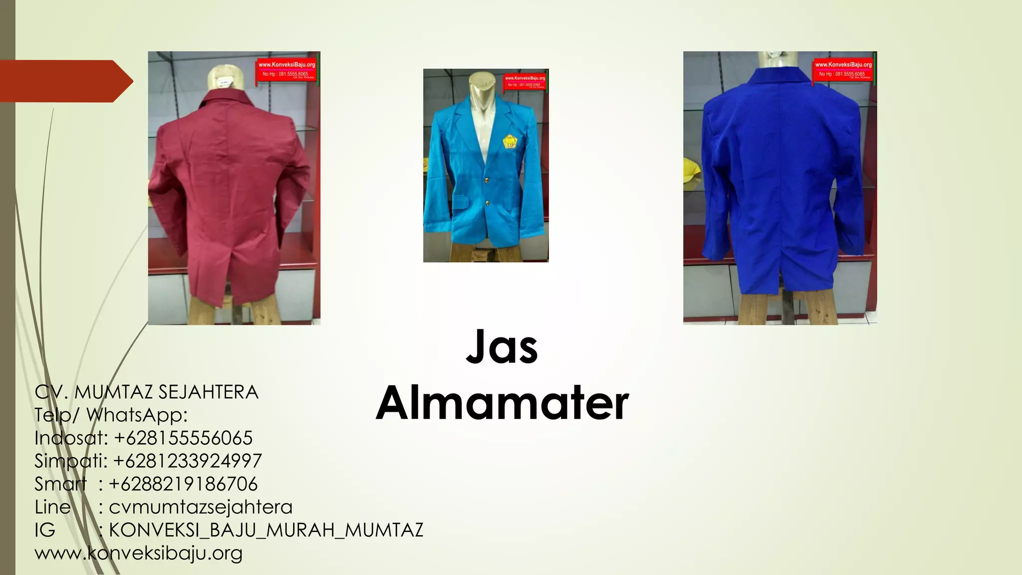 Desain Jas Santri, Jaket Almamater Polos, Jas Pesantren Modern , CP 0852 8002 8980 | PDF