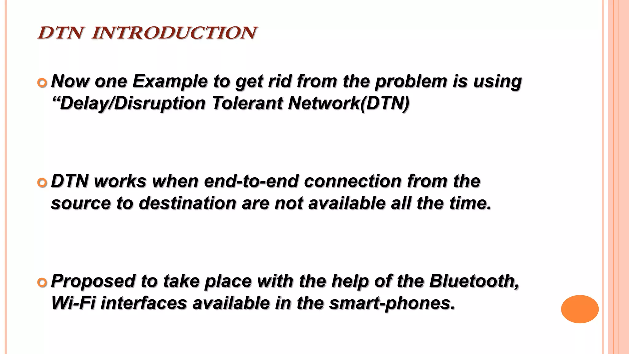 A Comparative Performance Analysis of DTN Based Routing Algorithms | PPT