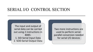 8085 microprocessor architecture | PPTX | Operating Systems | Computer Software and Applications