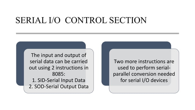 8085 microprocessor architecture | PPTX | Operating Systems | Computer Software and Applications