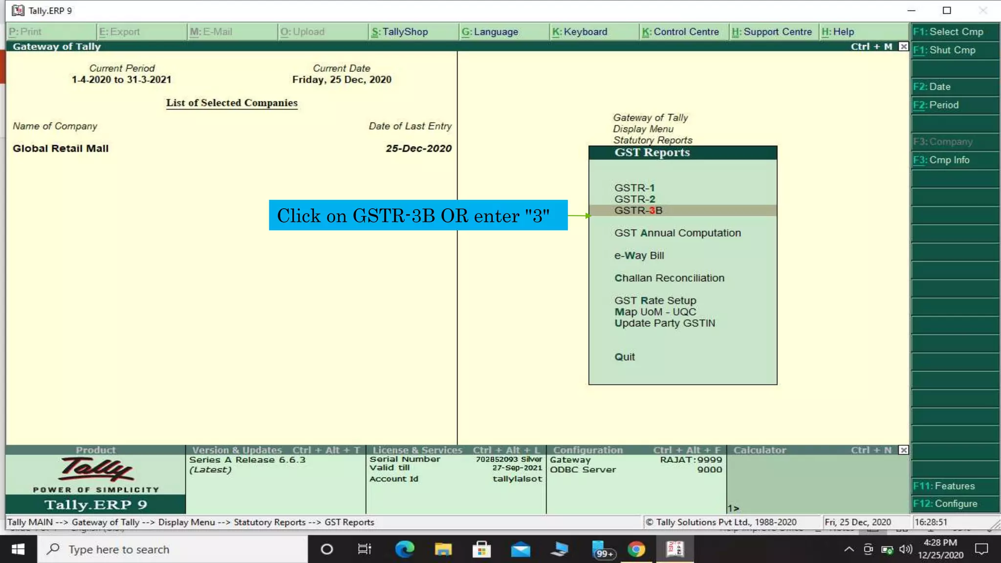 GST RETURN FILLING THROUGH TALLY | PPTX